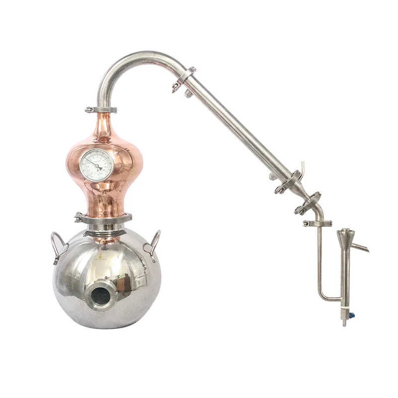 30L Copper Gourd Distiller - Efficient Essential Oil Extraction