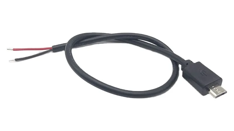 Micro Male 2464 2 Core 0.3m 1m Customize Usb Cable Micro Male Female To ...
