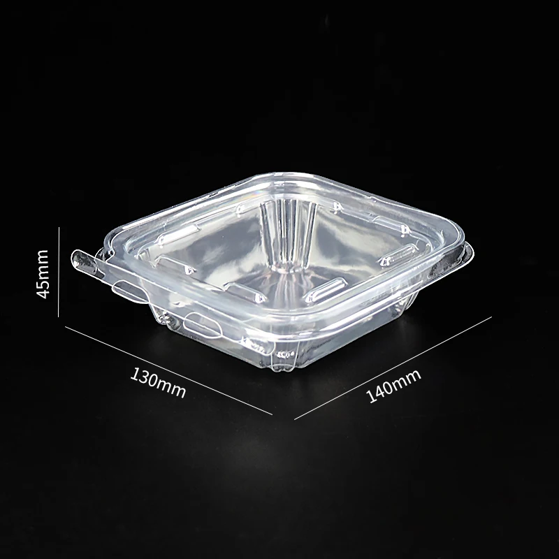 Transparent 8oz Eco-friendly Plastic Deli Container with Lid ...