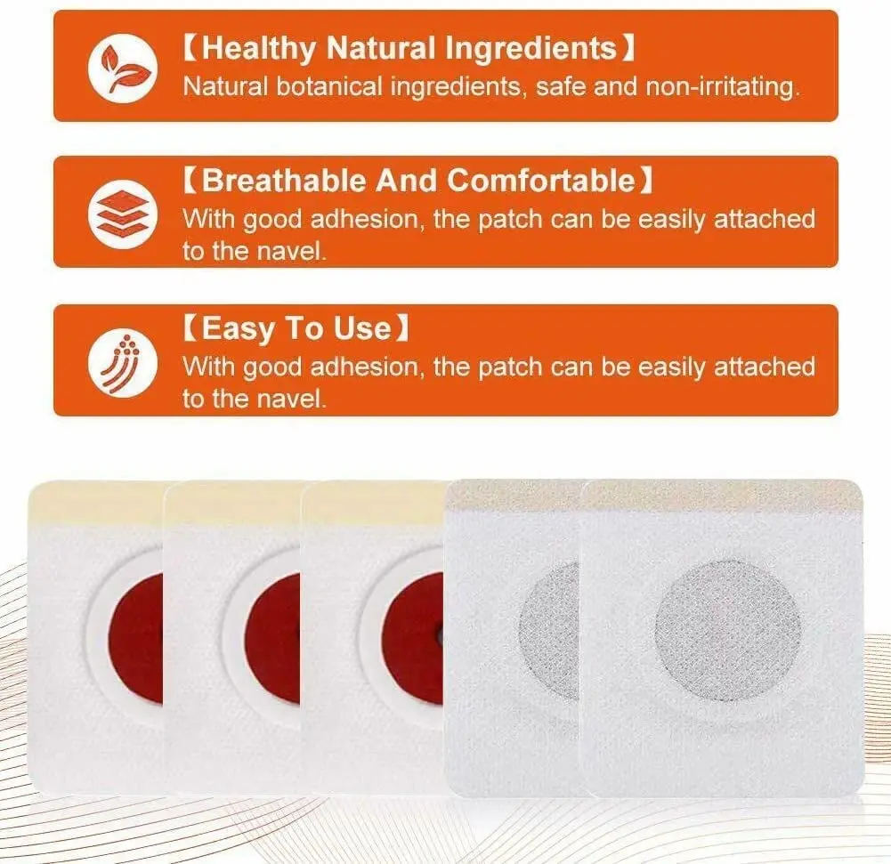 Efficient 100% Natural Herbal Navel Magnet Body Weight Loss Slim Patch ...