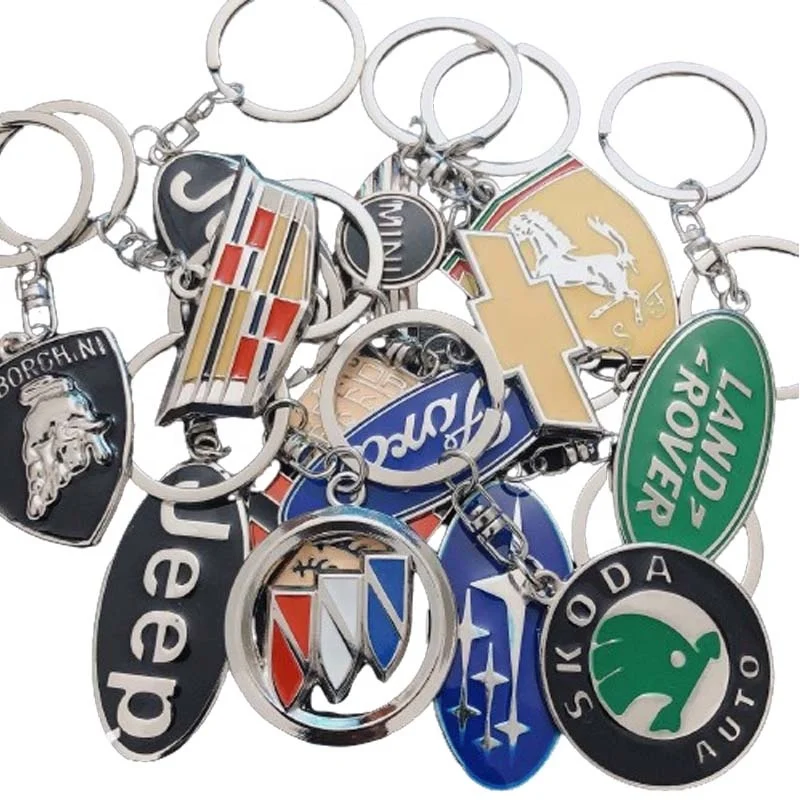 Customized Metal Car Logo Keychain Suitable for Opel Mitsubishi Renault ...