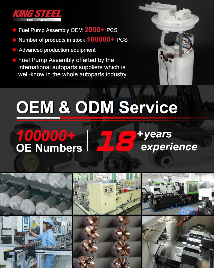 KINGSTEEL OEM 17040-4ED1A Fuel Pump Assembly for NISSAN Qashqai