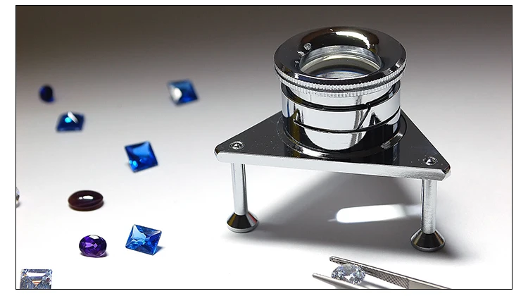 High Quality Adjustable Focusing 10x18mm Magnifying Glass Gemology ...