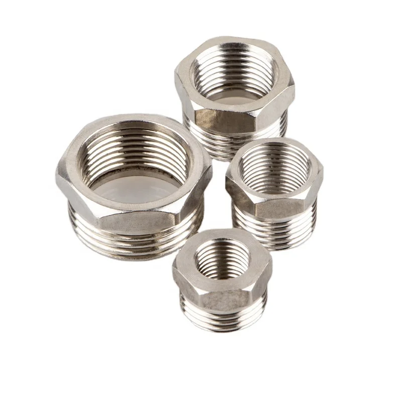 Stainless Steel Threaded Bushing Pipe Connection Fitting Reducer Hex ...