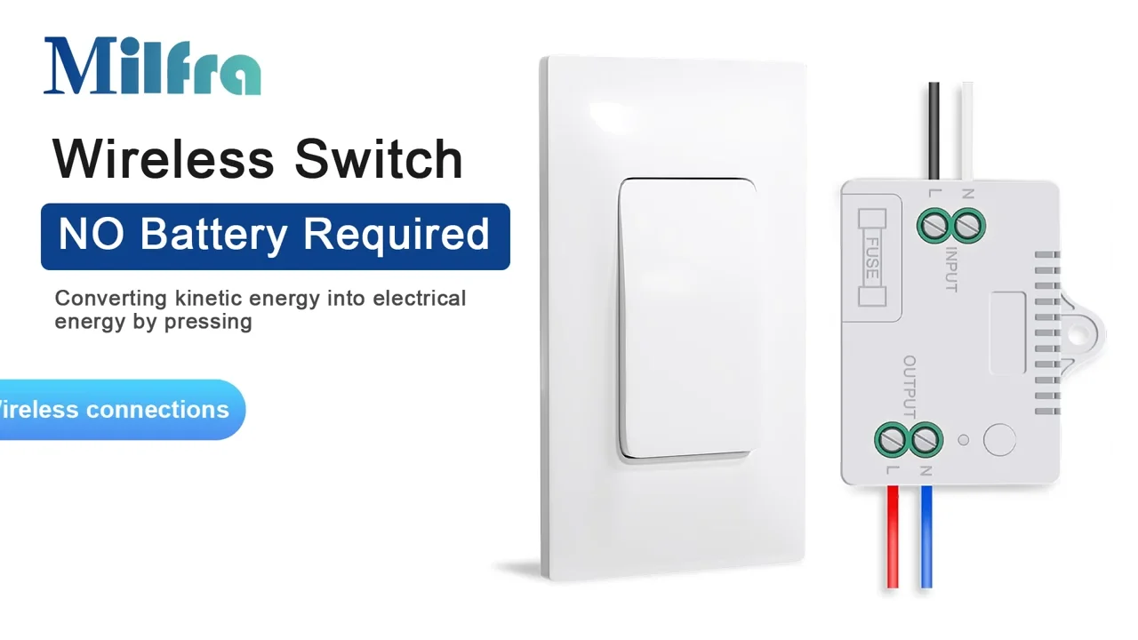 M40 Ac 110-230v 10a 50/60hz Self-generating Wireless Kinetic Energy ...