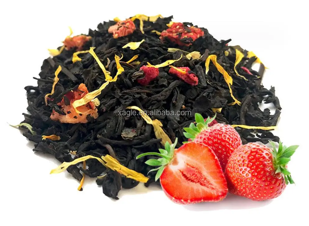 Victoria Black Tea Sri Lanka Flavored Black Tea Blended Strawberry in ...