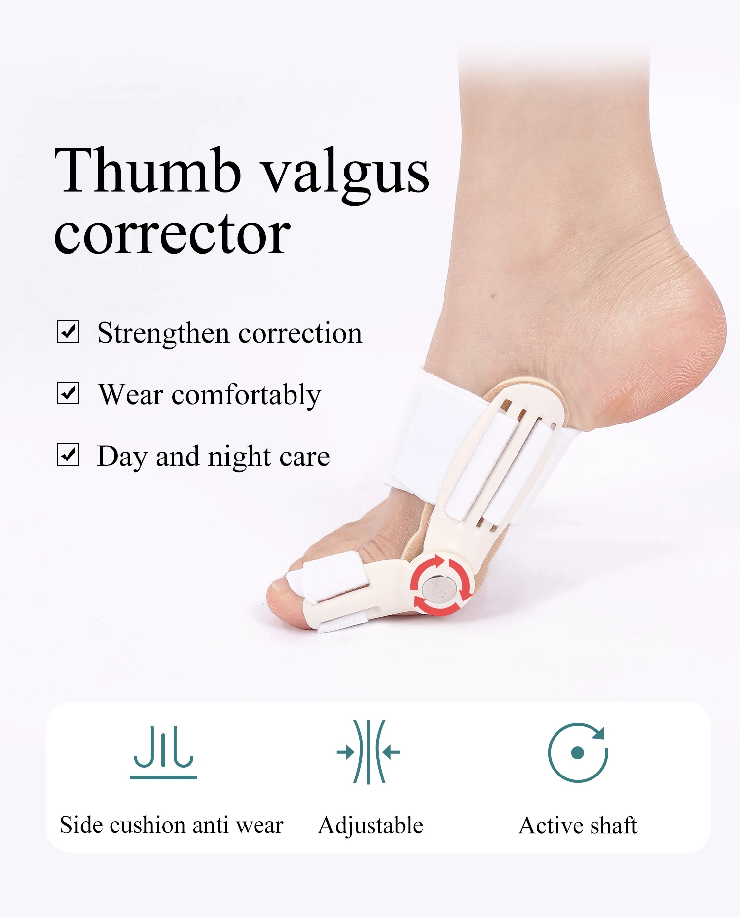 Orthotics Thumb Eversion Fixation with Toe Separation Corrector and Big ...