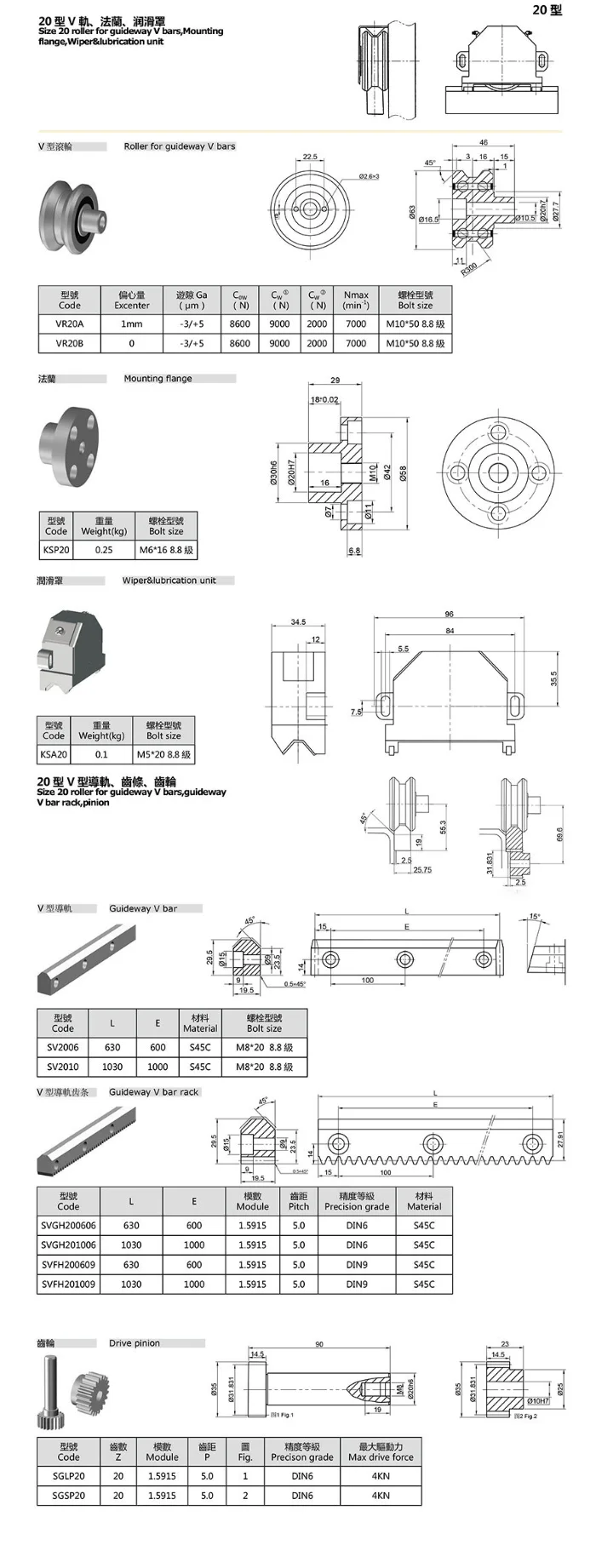 V Type Linear Guideway Rack Vr15 Roller Guides For Robot - Buy Vr15 ...