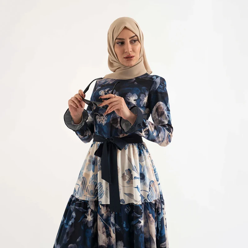 Modest 2024 Muslim Dress Fashion Style Abaya Dress Dubai Beautiful Formal Wear - Buy 2024 Muslim ...