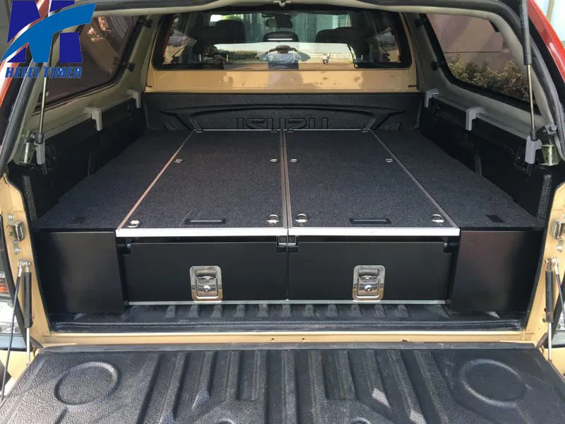 Vehicle Cargo Storage Sliding Tool 4x4 Lockers Drawers For Ford F150 ...