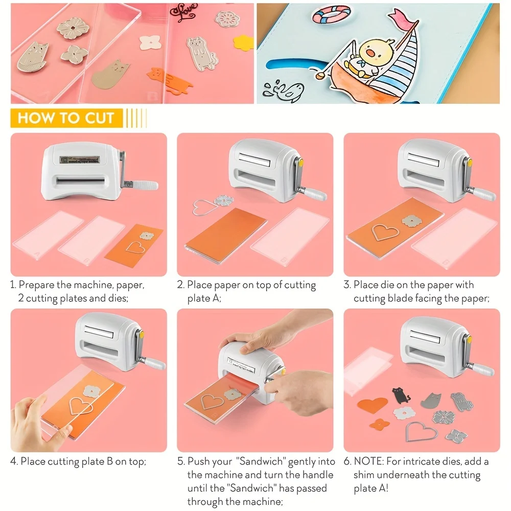 Mini Craft Buddy - Die Cutting Embossing Machine for DIY