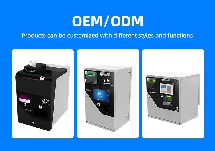 Customized Bill Coin Acceptor Machine Atm Touch Screen Cash Dispenser ...