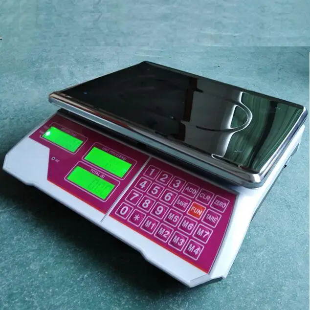 CLEVER Electronic Digital Balanza Comercial Scale 30KG