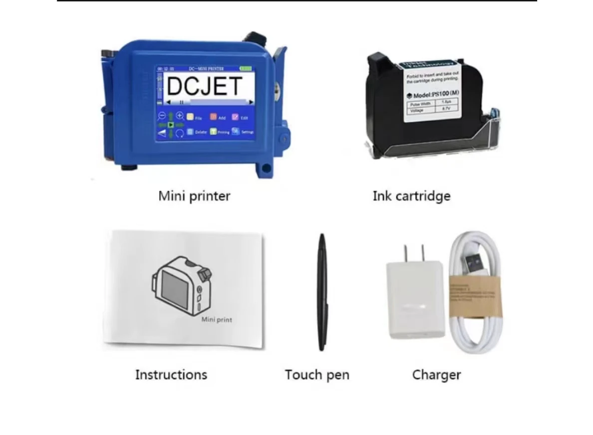Mini Handheld Inkjet Printer For Packaging & Date Printing Odm