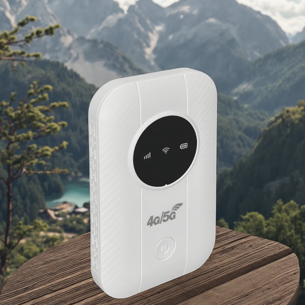 T-elek Oem Type-c Pocket Wireless Router 2100mah Battery 5g 2.4g Wi-fi ...