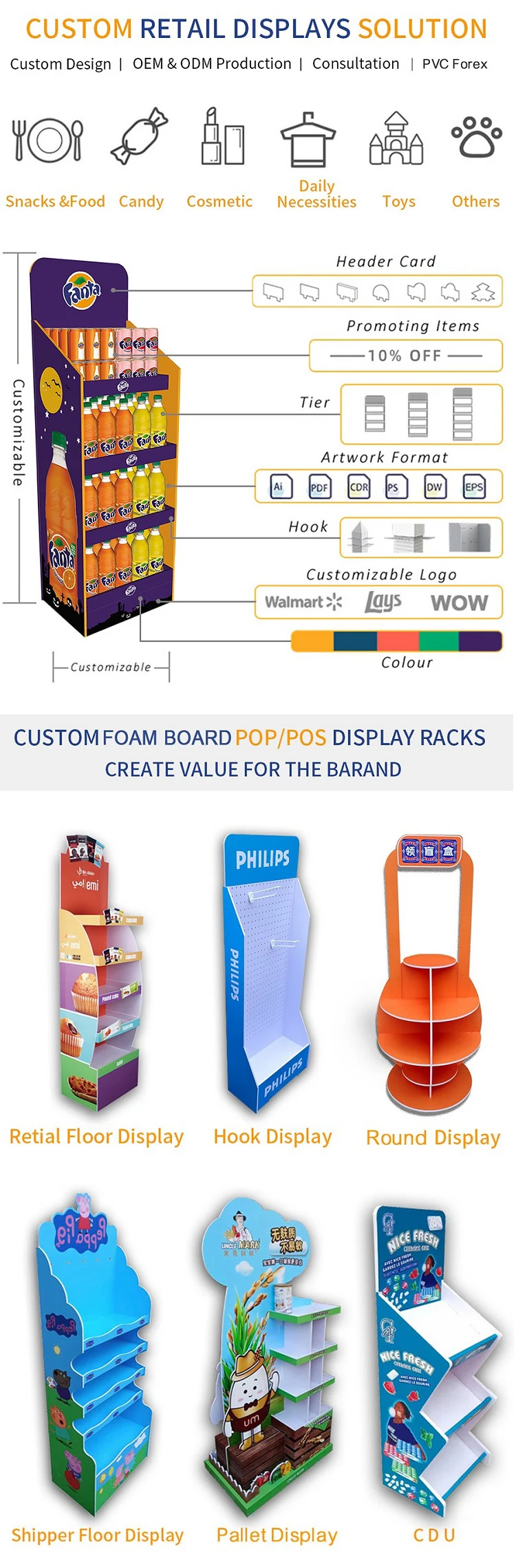 Pvc Corrugated Display Stands Pvc Display Stand Manufacturer Pvc Desk ...