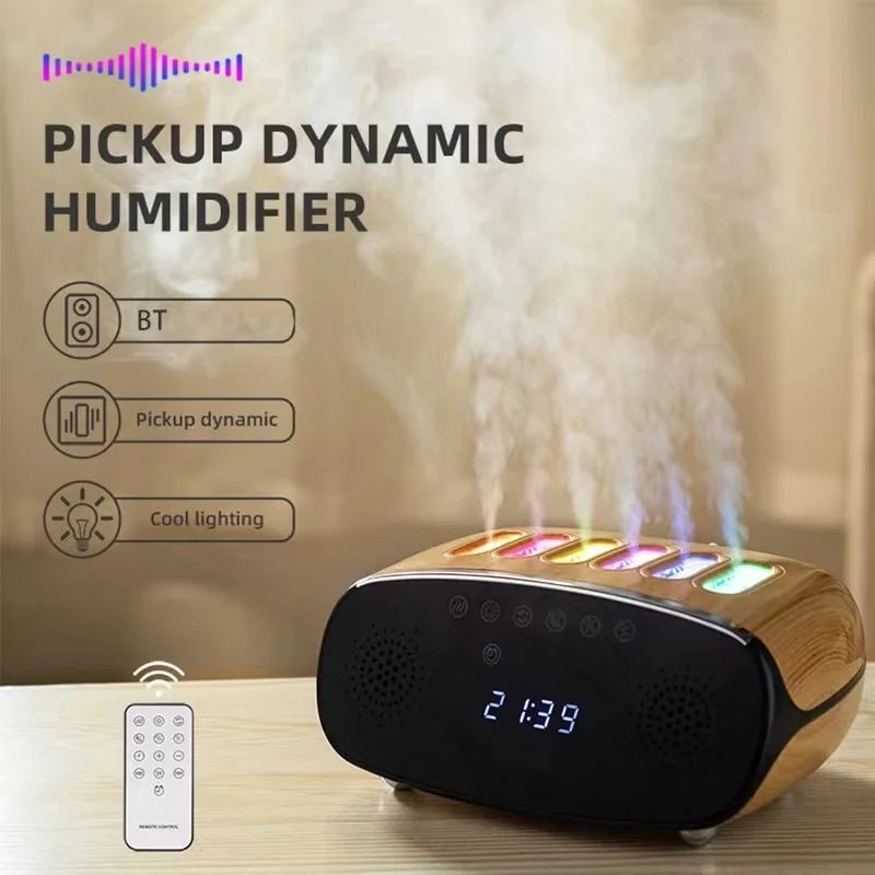 500ml Cool Mist Air Humidifier with Aromatherapy & Alarm