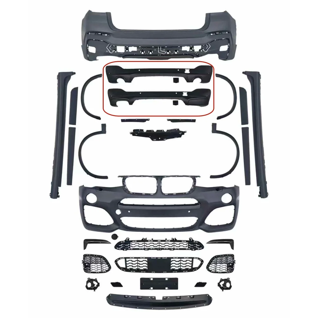 M-tech Body Kits For Bmw X4 F26 2014-2017 Late F26 Bumper - Buy M-tech ...