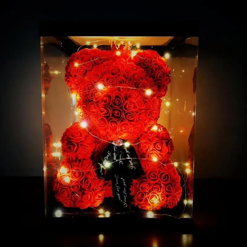 Valentine's Day Gift - Teddy Rose Bear with Box Gift