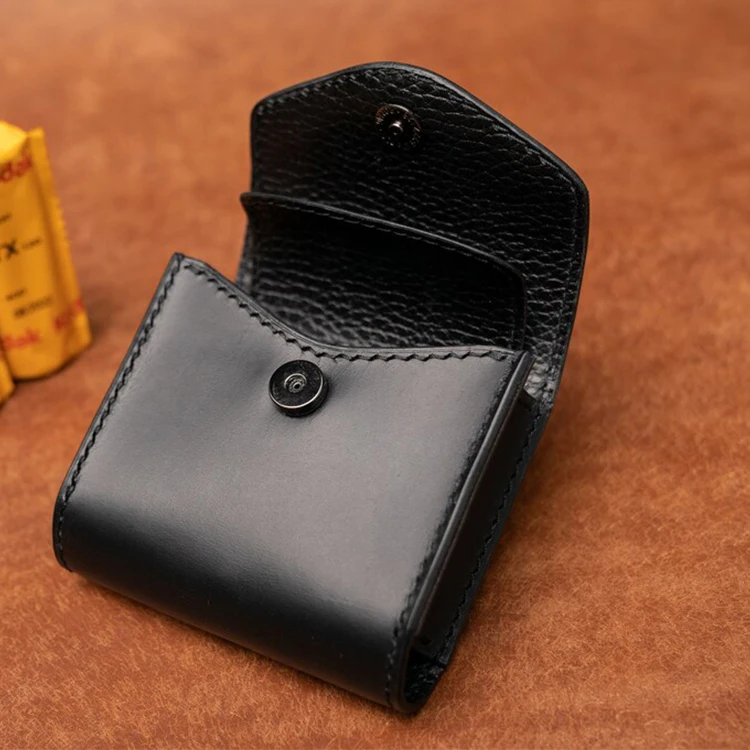 High End Leather Storage Case Handmade Multifunction Case Leather Film ...