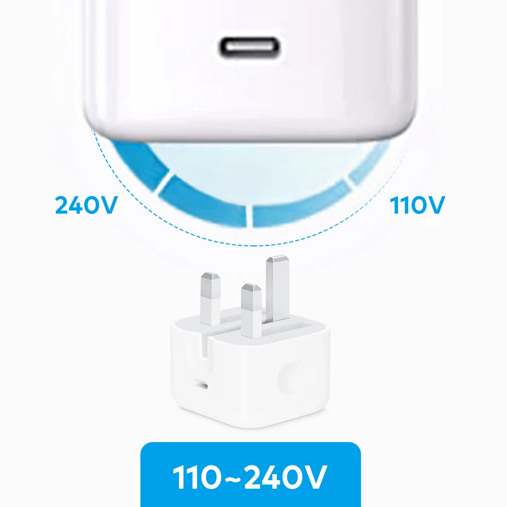 Factory Original High Quality Folding Pins Uk Plug 20w Usb C Pd Fast ...