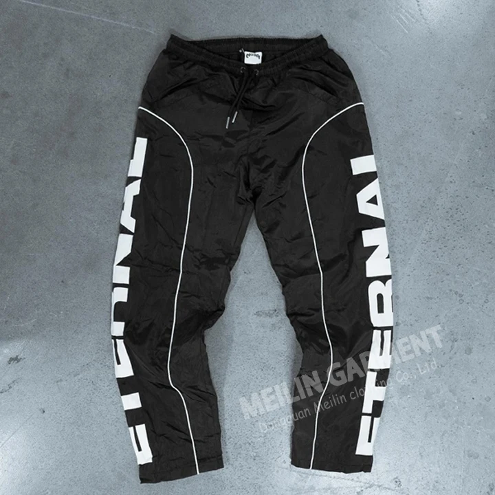 Design Polyester Letter 3M Reflective Nylon Pants