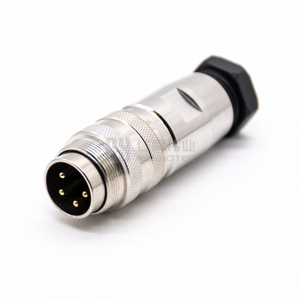 M16 3pin 4pin Circular Metal Field Wireable Connector 3 Pin Connector ...