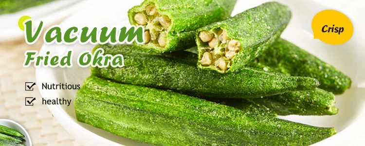 Vacuum Fried Vegetable Dried Okra Crispy Okra - Buy Okra,Crispy Okra ...