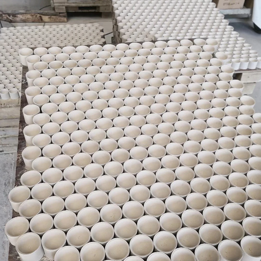 6a 7a 8a Magnesite Fire Clay Assay Cupels For Gold Assaying - Buy Fire ...