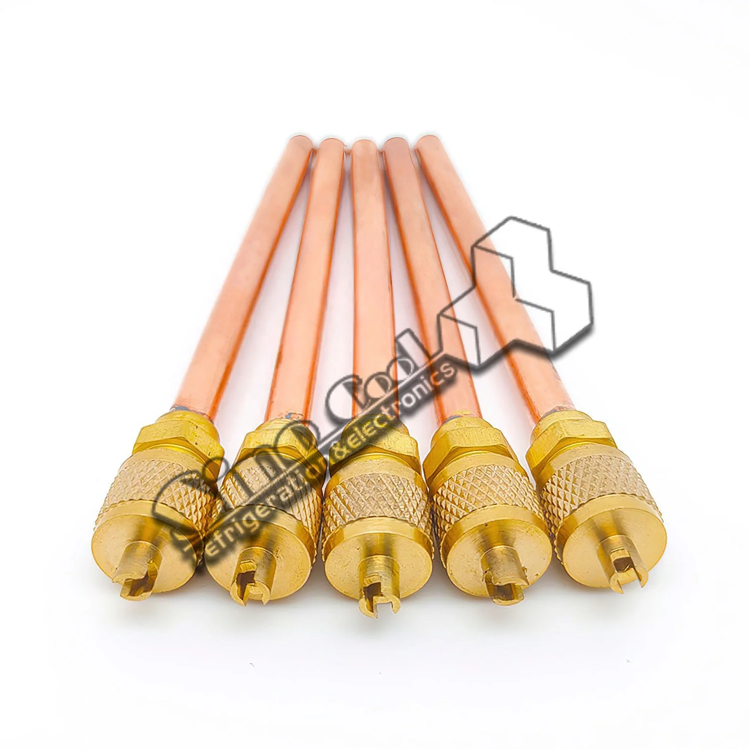1/4 copper for refrigeration and air conditioner pin valve Charging ...