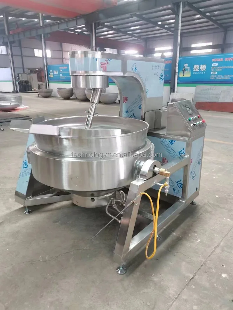 Application Of 100 - 500l Automatic Planet Agitator In Frying,Cooking ...