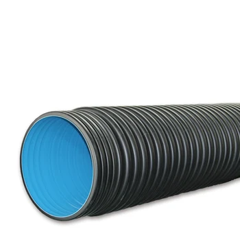 Hdpe Tube Pipe Corrugated Culvert Hdpe Pipe For Waste Water Drainage ...
