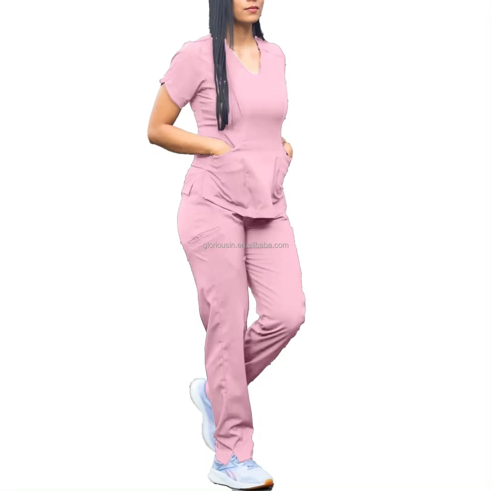 High Waist Hospital Uniform Scrubleggings Clinical Uniforms Woman Mdico ...