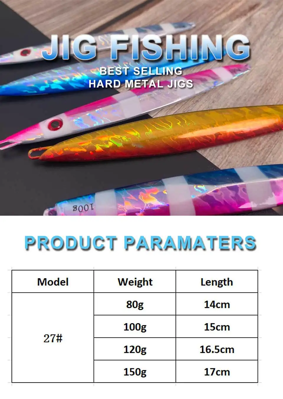 300g Oem 3d Eyes Sinking Jigging Lure Saterwater Jigs Deep Diving Vertical Metal Lure Jigbait ...