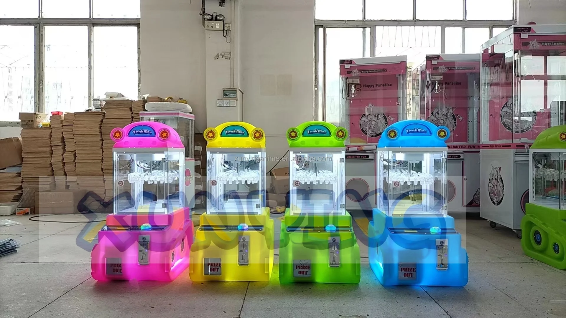 Mini Arcade Claw Doll Game Machine Coin Operated Toy Claw Crane Machine ...