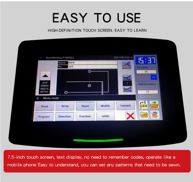 Computerized Industrial Shoe Upper Sewing Machine LVBU 3525 – Automatic ...