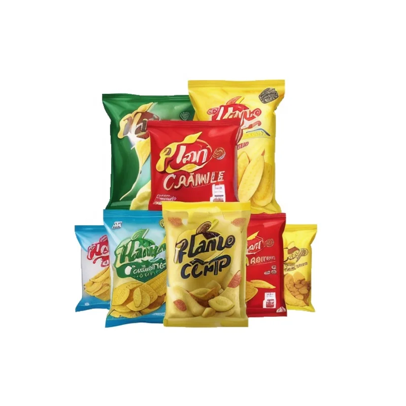 Custom Printed Plantain Potato Chips Packaging Bags