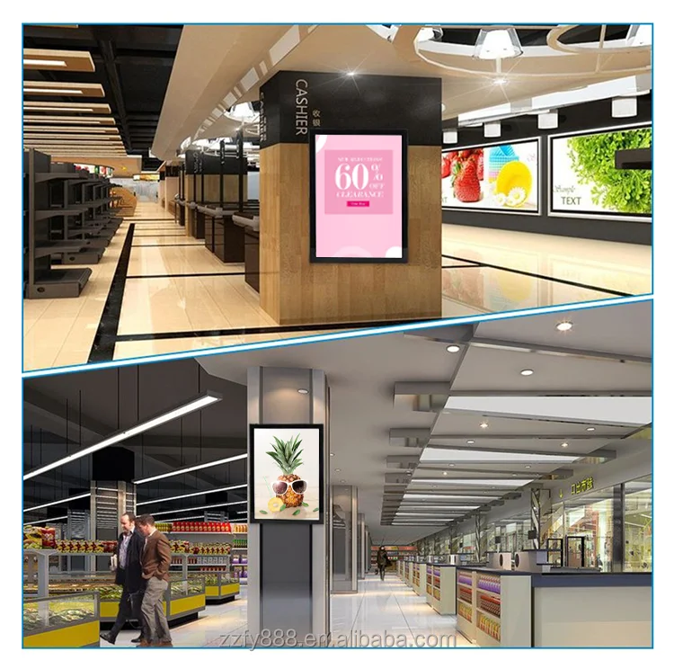 Quality Assurance Restaurant Sign Board Magnetic Panel Advertising Led ...