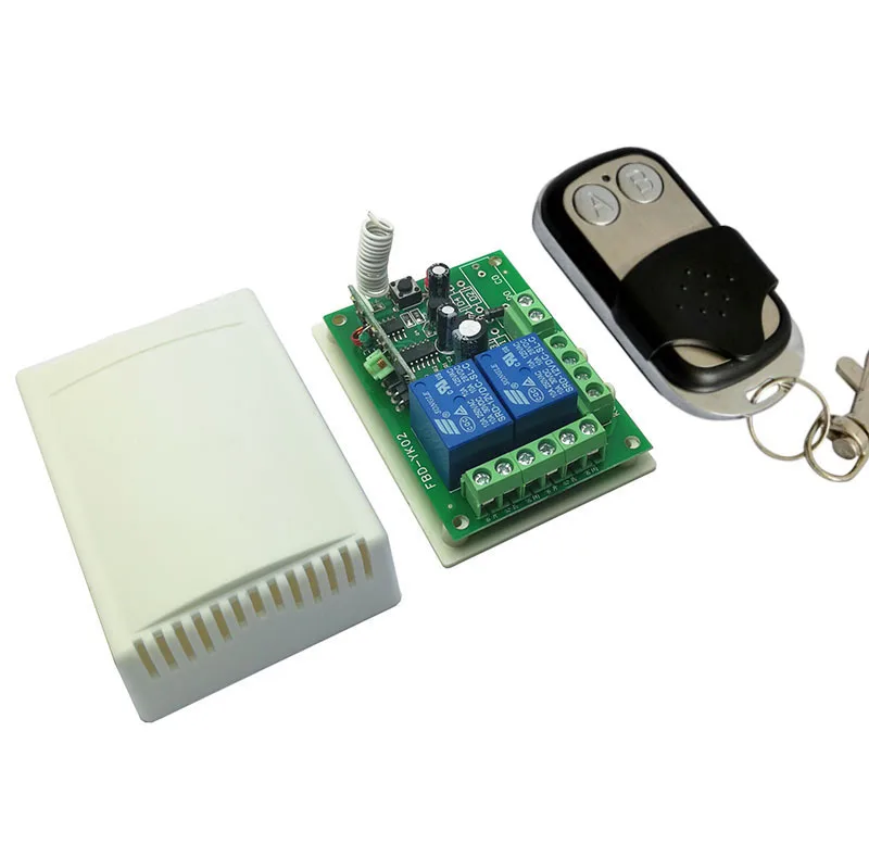 2 Channels Universal Wireless Switch Relay Receiver Module Rf Remote ...