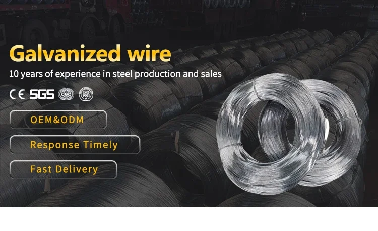 High Quality Custom Specifications Hot Dipped Galvanized Wire 25kgs 10 ...