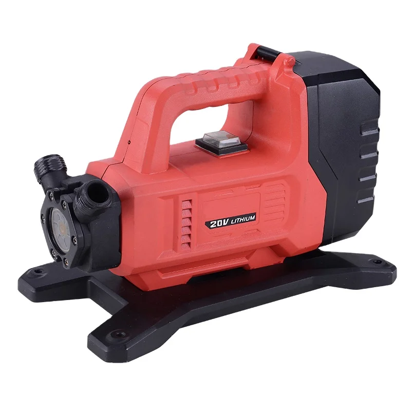 18V Portable Cordless Transfer Pump with water flow1300L/h and lift 14m ...
