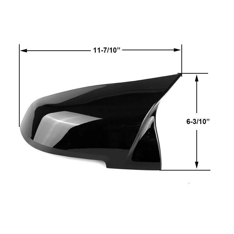 Black Car Mirror Cover for BMW 1234 Series F20 F21 F22 F23 F30 F32 F33 ...
