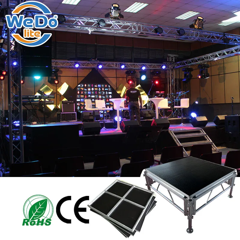 Alibaba.com: 4x8 ft portable aluminum stage platform, easy installation ...