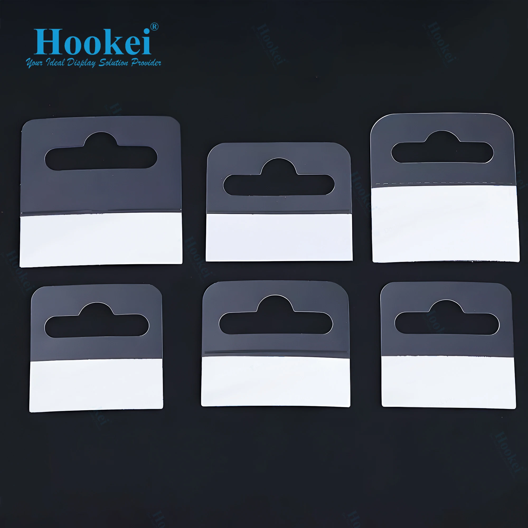 Alibaba.com: Plastic Euro Hang Tab with Adhesive J Hook Style, Clear ...