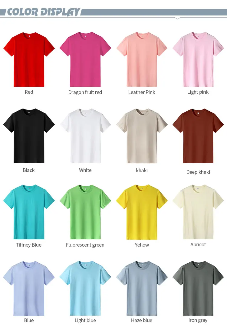 Shop High Quality Custom T Shirt Printing - 180gsm Cotton