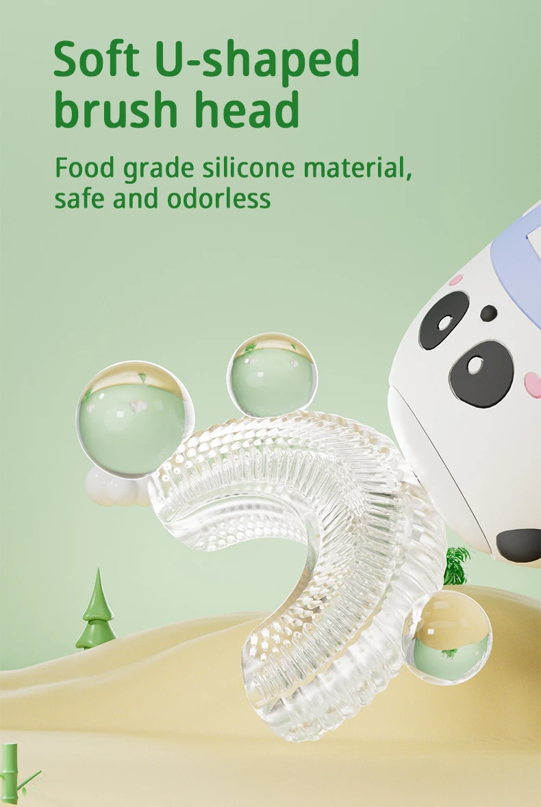 Oralgos Cute Cartoon Kids Sonic Electric Toothbrush High Quality 360 ...