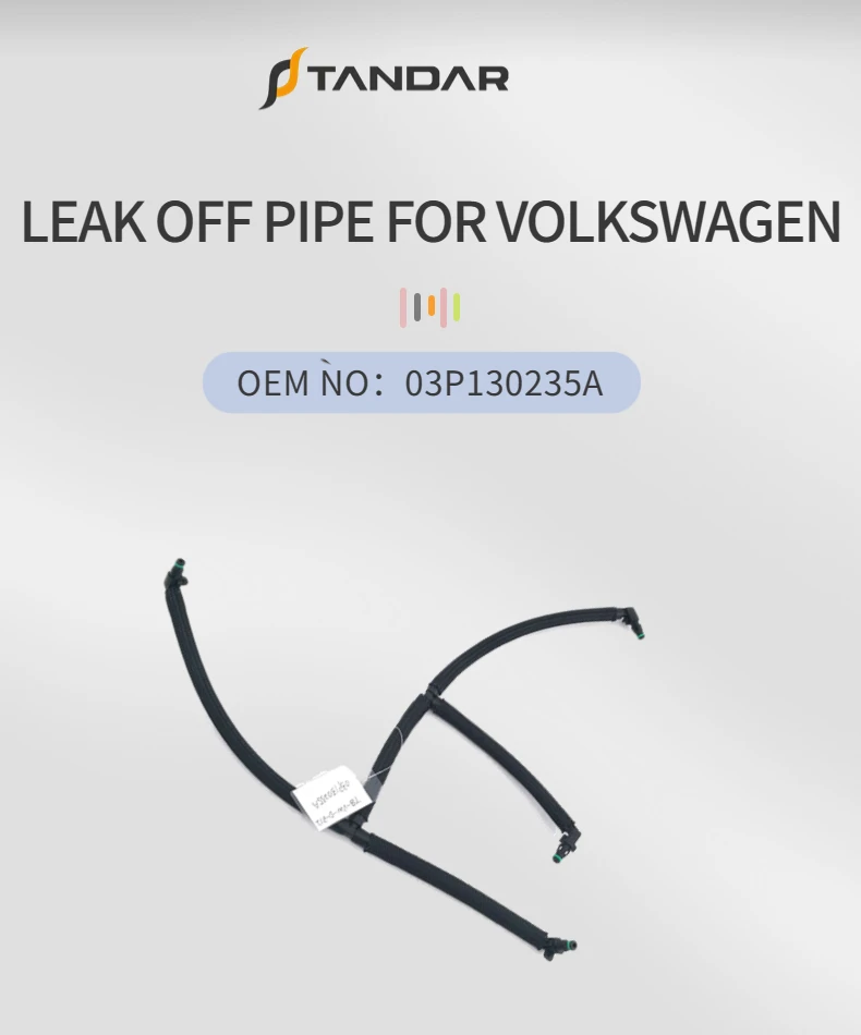 03p130235a Fuel Injector Overflow Leak Off Pipe Hose For Polo V (6r1 ...