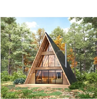 A Frame Triangle House Maison Prefabriquee Casas Prefabricadas Modernas ...