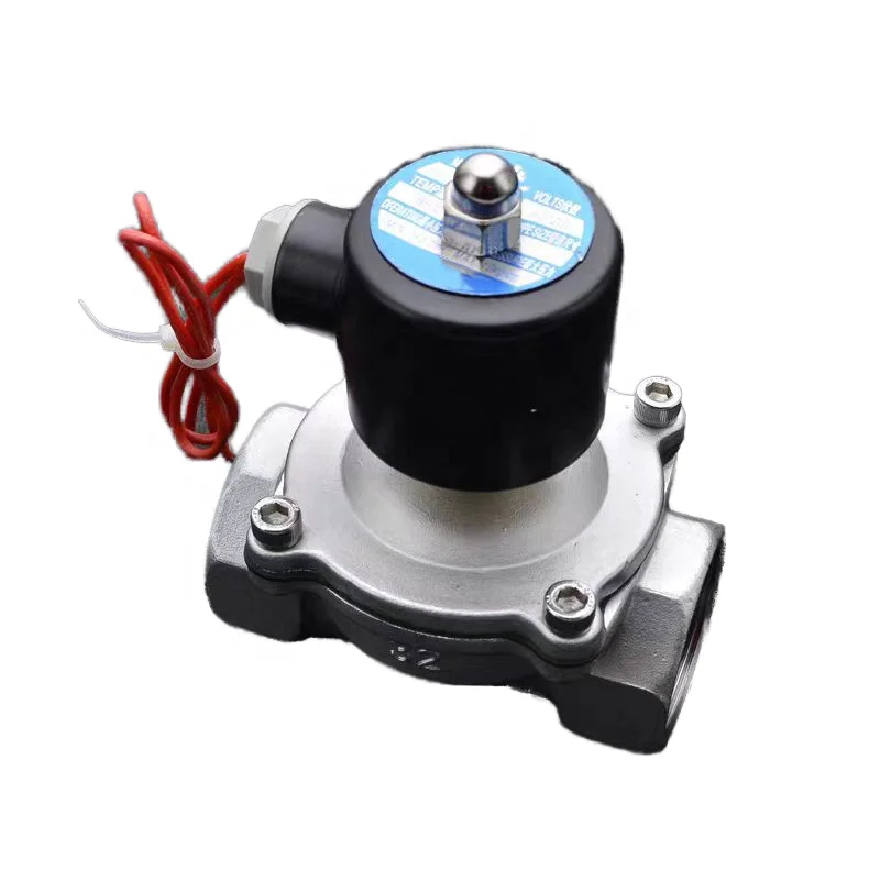 Stainless Steel 304 Solenoid Valve 220v Electric Control Pipeline Water Valve Normally Closed ...