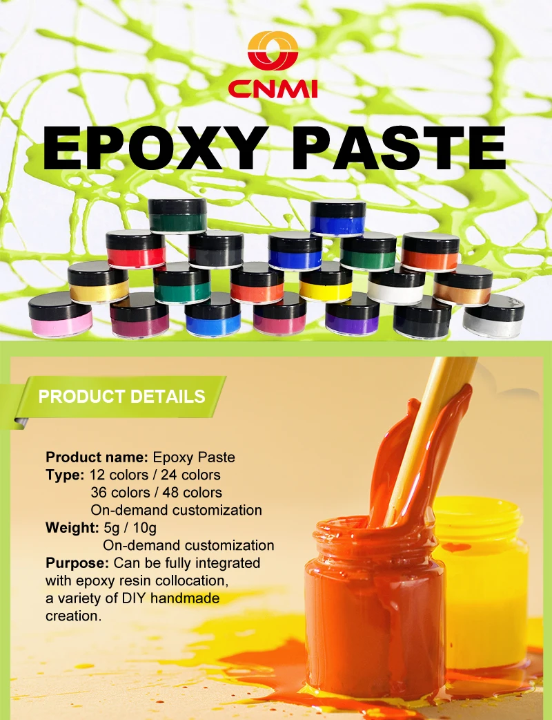 Cnmi Metallic Pearls Pigment Color Paste For Epoxy Resin Painting Slime ...